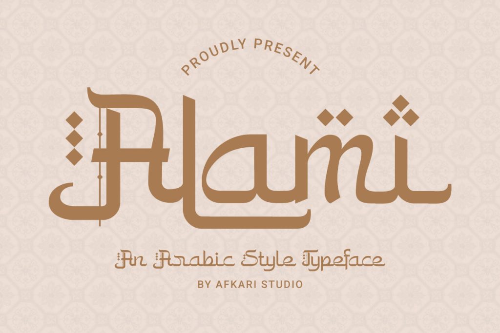 13 Stunning Arabic Style Fonts for Captivating Design Projects Look ...